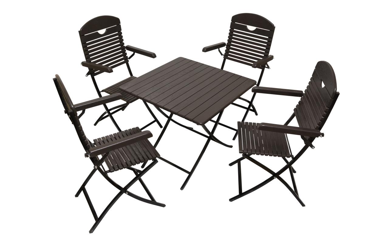 Set Pliabil DRC Wenge - Producător Mobilier Terase